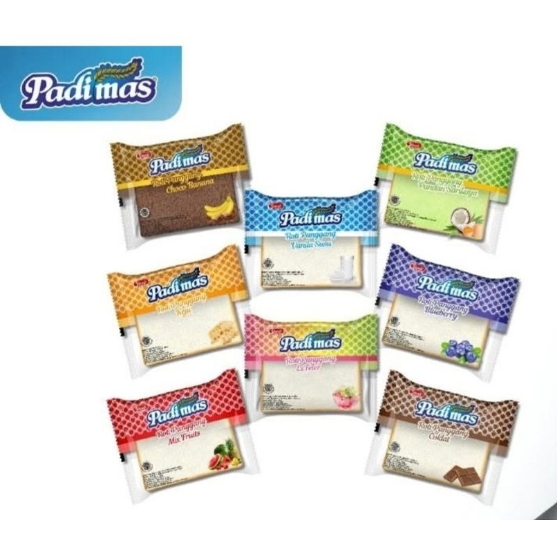 Jual Roti Padimas Roti Panggang Varian Coklat, Coklat Banana, Mix Fruit ...