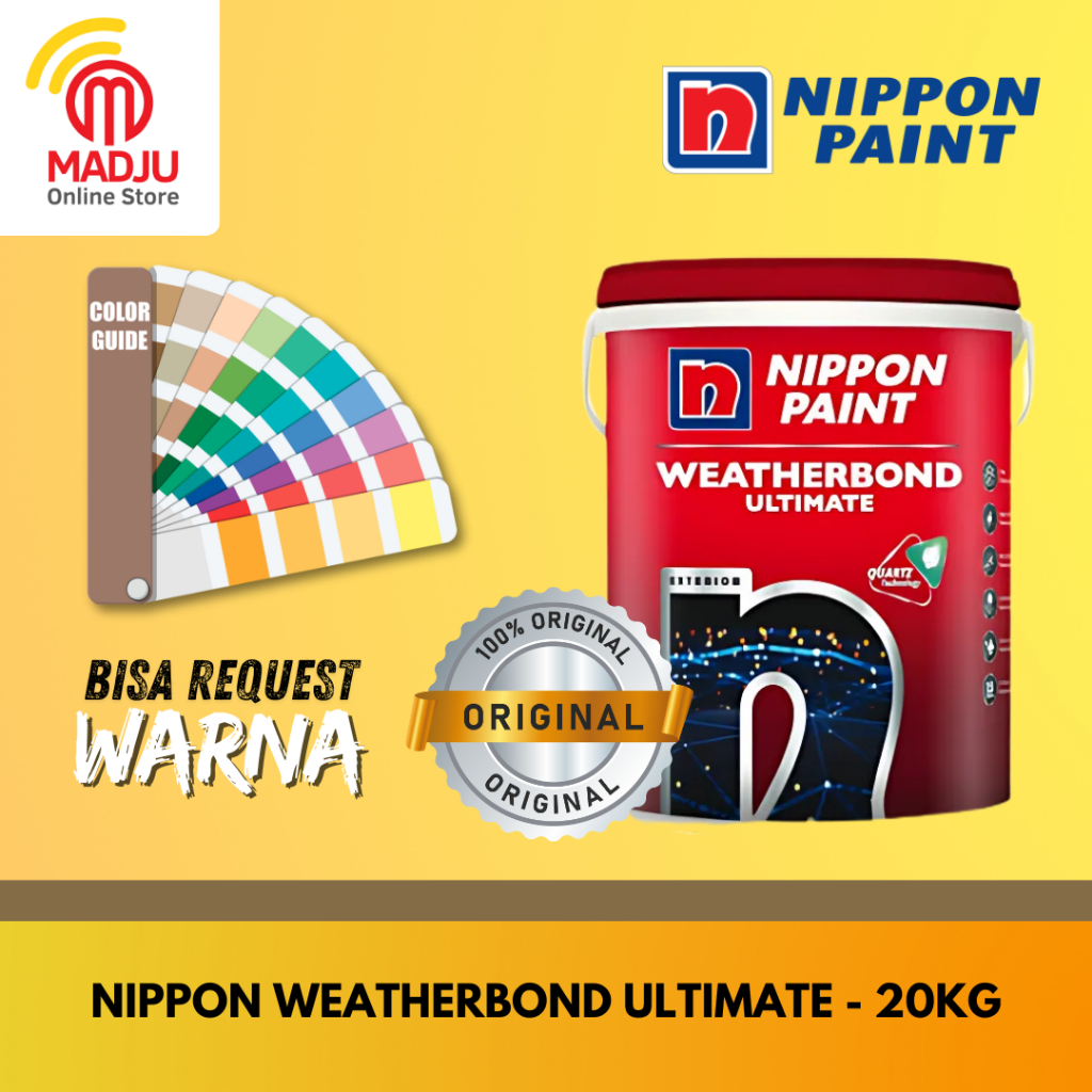 Jual Nippon WEATHERBOND ULTIMATE 15 Liter Cat Tembok Exterior PREMIUM ...