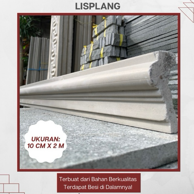 Jual Lisplang Beton 10 x 100 cm/ lisplang beton / Lisplang 10 cm / lis ...