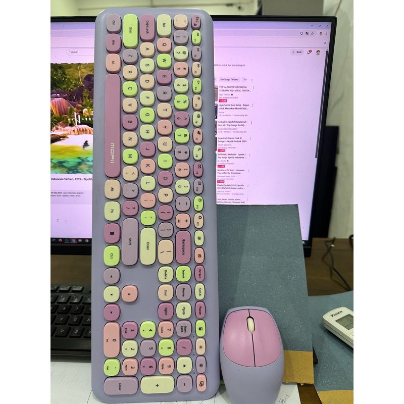 Jual Second Keyboard mofii + mouse | Shopee Indonesia