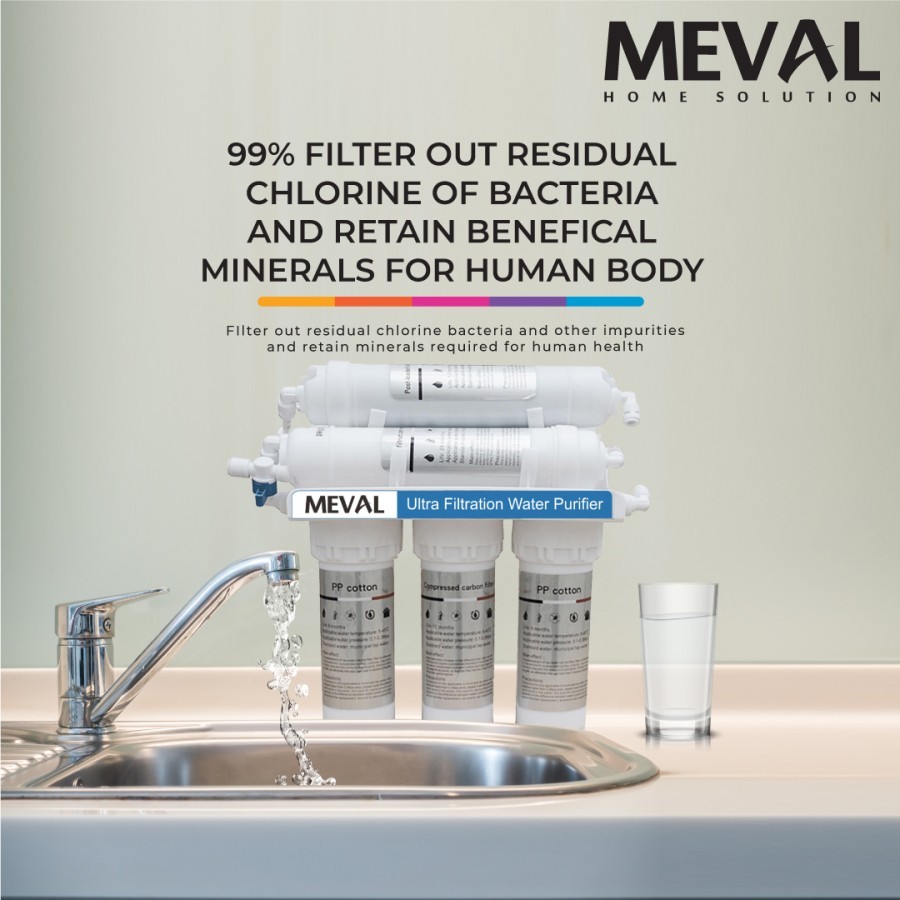 Jual MEVAL Filter Air Water Purifier Ultra Filtration Precision (380gpd ...