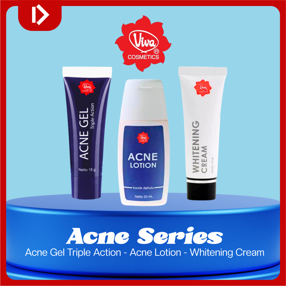 Jual DOSIDO - Viva Acne Gel Triple Action 15g / Viva Acne Lotion 30ml ...