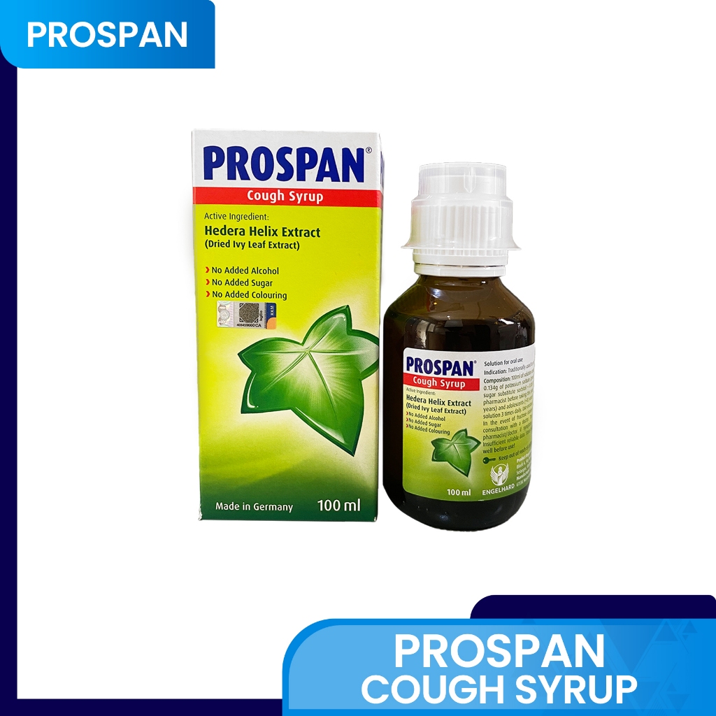 Jual PROSPAN 100ML COUGH SYRUP DEWASA DAN ANAK (1TAHUN KEATAS) ORIGINAL ...