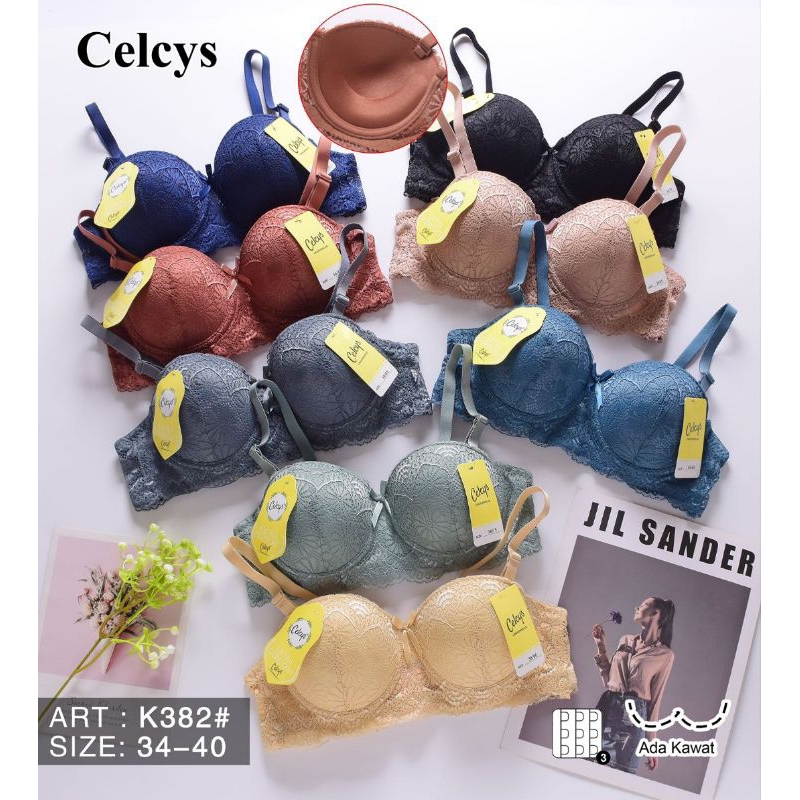 Jual New arrival Bra K382 Bra kawat abg Bra push up busa tebal cup A kancing 3 | Shopee Indonesia