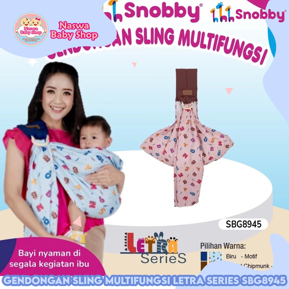 Jual Snobby Gendongan Bayi Sling Multifungsi Letra Series SBG8945 ...