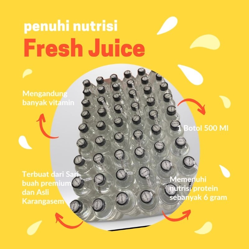 Jual Fresh Juice Kelapa Karangasem Paket reseller 24 Botol | Shopee ...