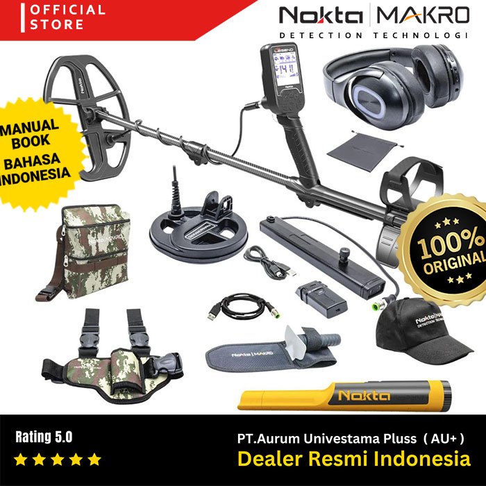 Jual Metal Detektor Nokta The Legend WHP Pro Pack Extra Metal Detector Emas & Harta Karun Multi ...