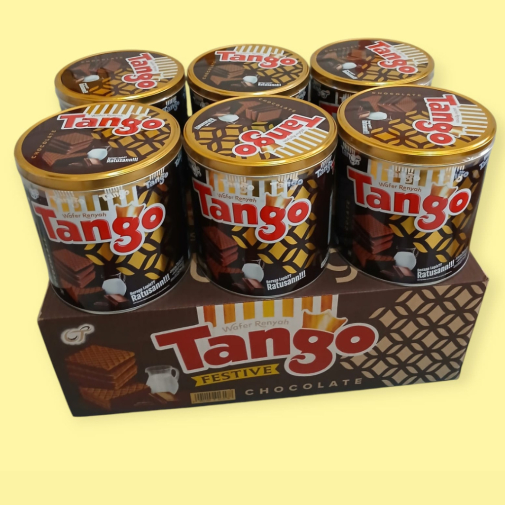 Jual Tango Wafer Coklat 1 Dus isi 6 Kaleng @240gr | Shopee Indonesia