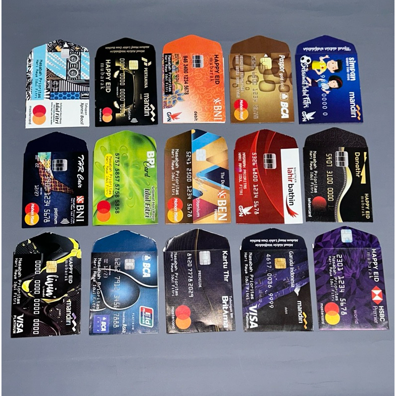 Jual Amplop Lebaran ATM Medium 2025 10pcs | Amplop ATM | Amplop Unik ...