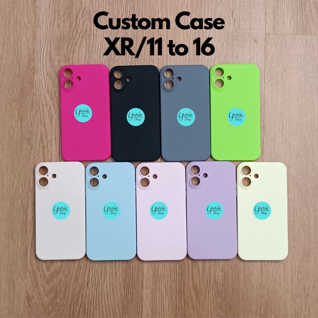 Jual Silikon Custom Soft Case “SOLID PASTEL” XR/11 to Series 16 (2 ...