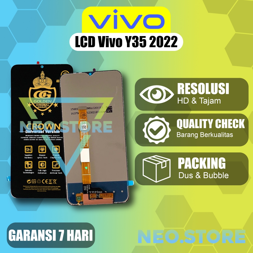 Jual LCD TOUCHSCREEN VIVO Y35 2022 COMPLETE FULLSET ORIGINAL | Shopee ...