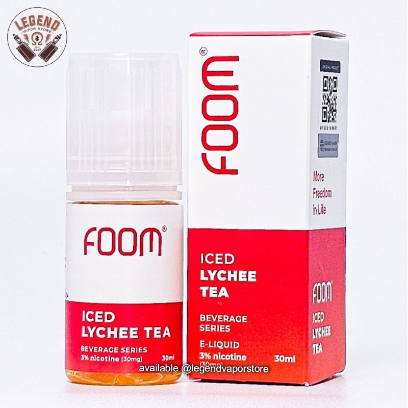 Jual SALT NIC - LIQUID FOOM Iced Lychee Tea 30ML 30MG AUTHENTIC ...