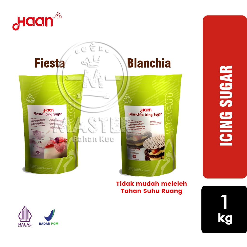 Jual Haan Icing Sugar / Tepung Gula / Gula Dingin Dekorasi [1 kg ...