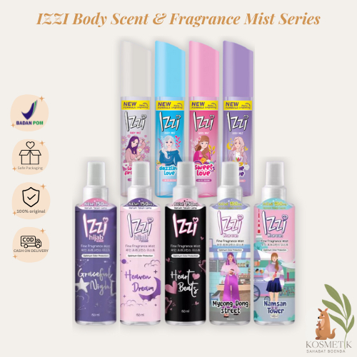 Jual IZZI Body Mist & Body Fragrance Series Original BPOM | Shopee ...