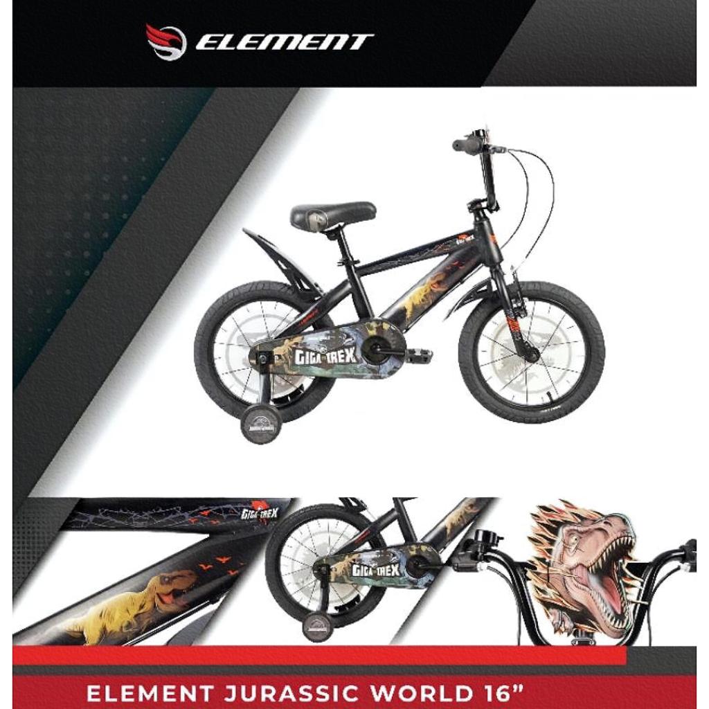 Jual SEPEDA BMX 16 ELEMENT JURASSIC WORLD | Shopee Indonesia