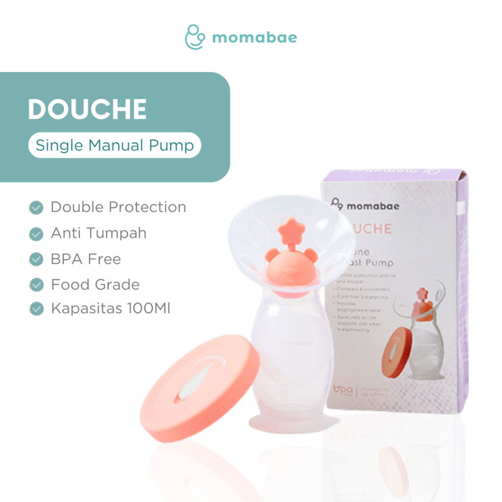 Jual MOMABAE - DOUCHE Silicone Breastpump Premium Pack Pompa ASI ...