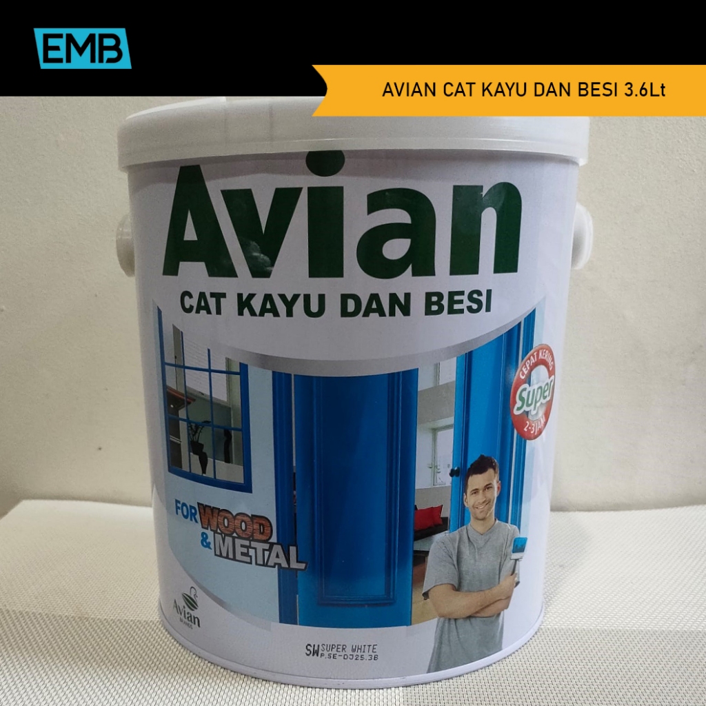 Jual Avian Cat Kayu dan Besi ukuran 3.6Lt / Galon / 4Kg Cat minyak High ...