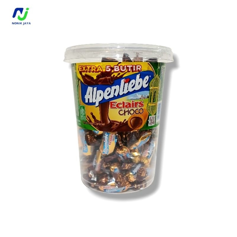 Jual ( HARGA MURAH ) Permen Alpenliebe Eclairs Choco Caramel Toples Isi ...