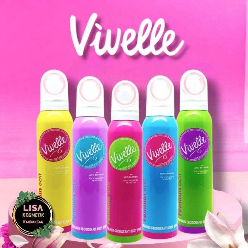 Jual Vivelle deodorant spray ( Baca Diskripsi Produk ) | Shopee Indonesia