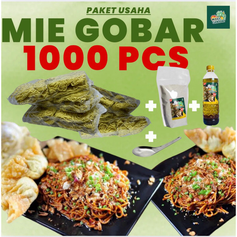 Jual Paket usaha mie level 1000pcs / mie gacoan / wizzmie / mie kober ...