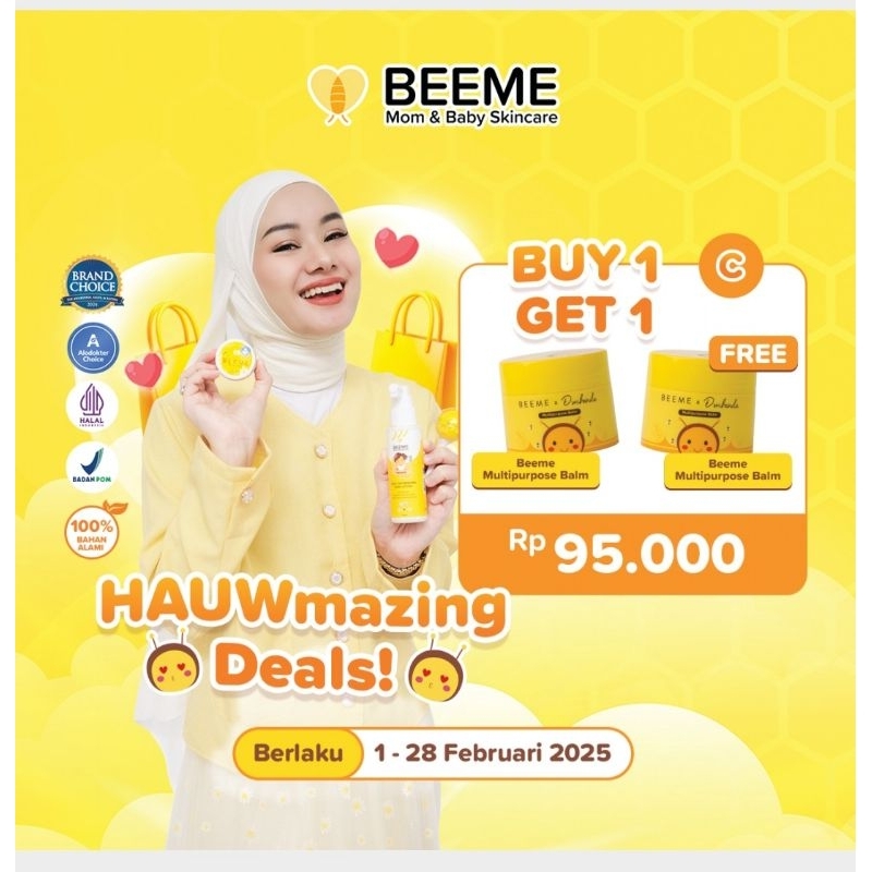 Jual (BUY 1 GET 1) Beeme Multipurpose Balm x Dwihanda | Shopee Indonesia