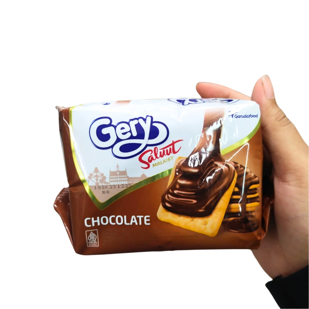 Jual Gery Salut Coklat 100gr Malkist Kue Roti Biskuit Chocolate Camilan ...