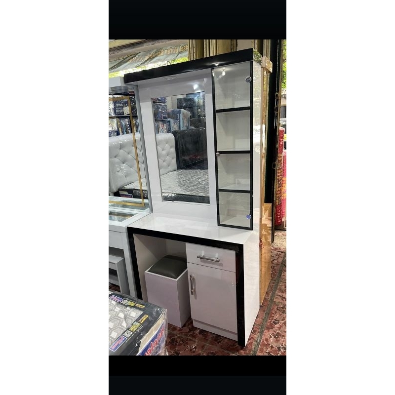 Jual meja rias finishing HPL | Shopee Indonesia