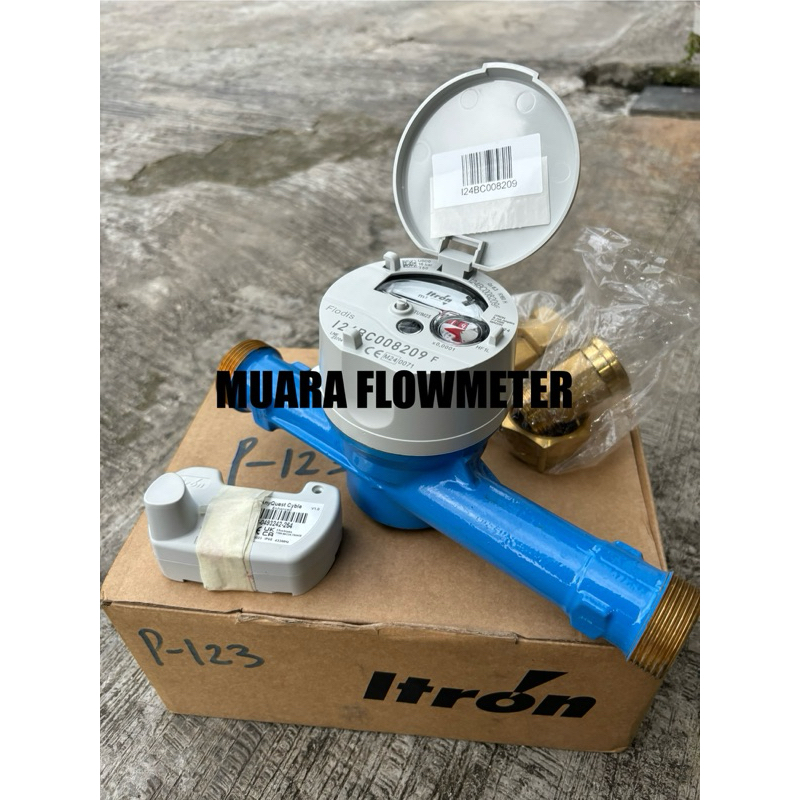 Jual Flowmeter itron 1 inch flodis/ water meter itron 1 inch flodis/meteran air bersih itron 1 ...