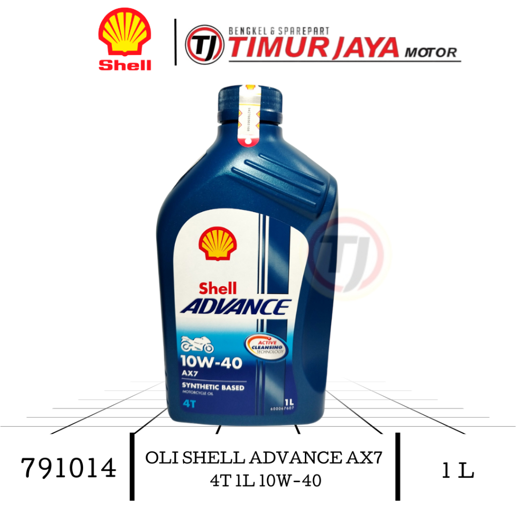 Jual OLI SHELL ADVANCE AX7 1L 10W-40 SM ( 791014 ) | Shopee Indonesia