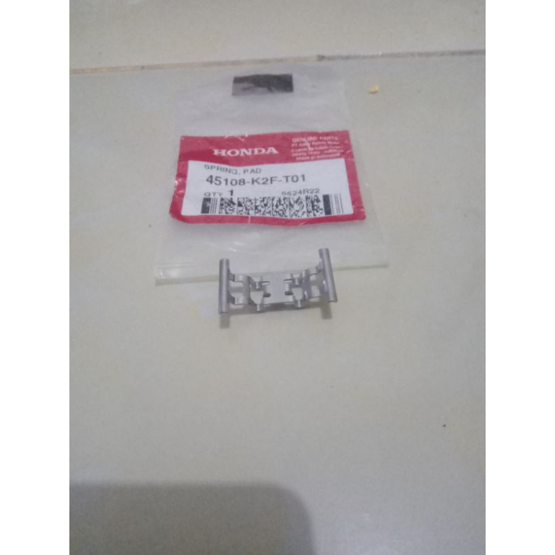 Jual spring pad plat dudukan kampas rem cakram depan vario 160 k2s ...