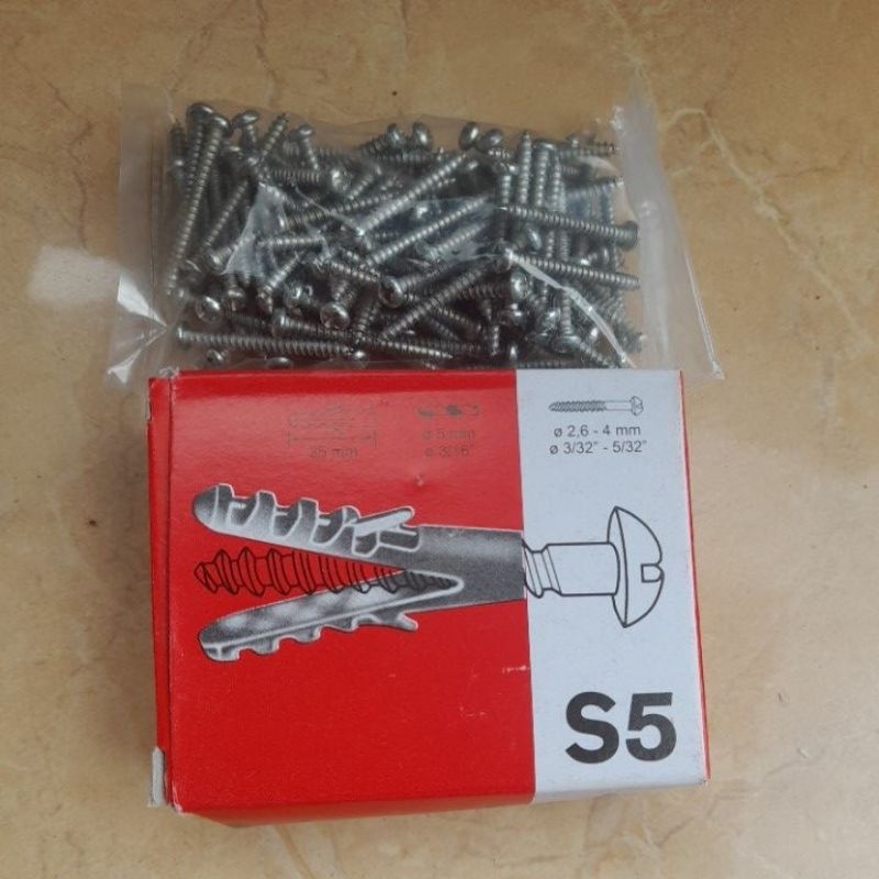 Jual SEKRUP PUTIH 100 PCS DAN POLIISTAR S 5 | Shopee Indonesia