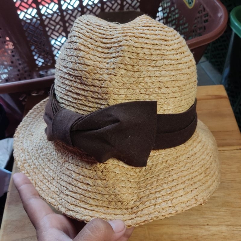 Jual Topi Pantai Renoma Jerami | Shopee Indonesia
