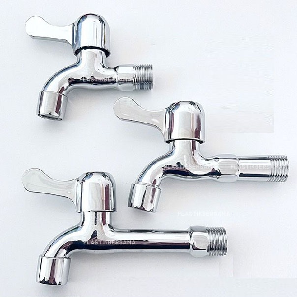 Jual 304 Kran air Tembok Silver Stainless Minimalis Keran Air Taman ...