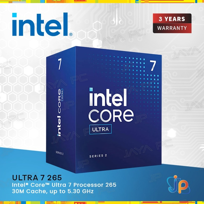 Jual Processor Intel Core Ultra 7 265 Box Arrow Lake Socket LGA 1851 ...
