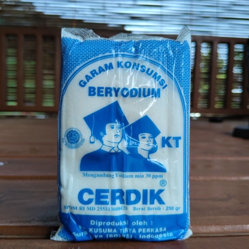 Jual Garam Halus Konsumsi Beryodium CERDIK 250 gr | Shopee Indonesia