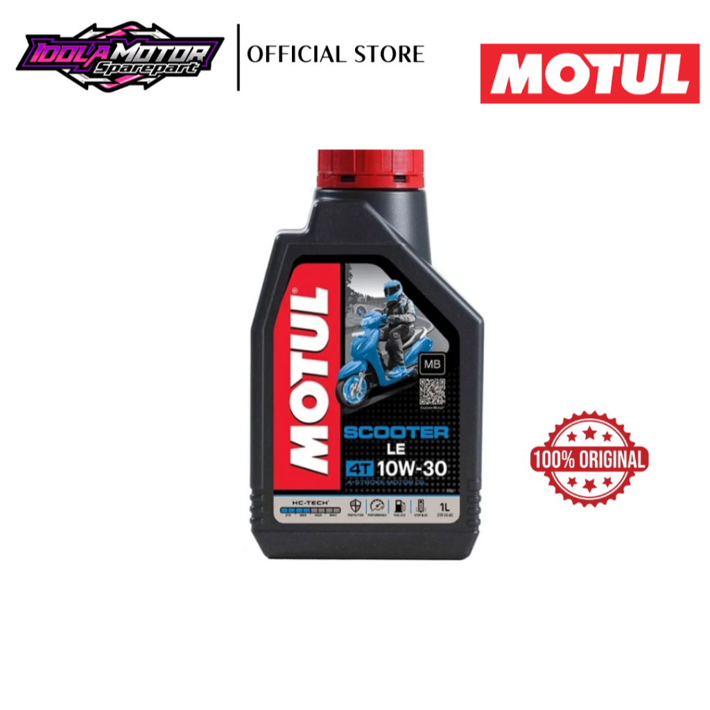 Jual oli MOTUL 10W30 800ML ORIGINAL oli mesin MOTUL 800ml original ...