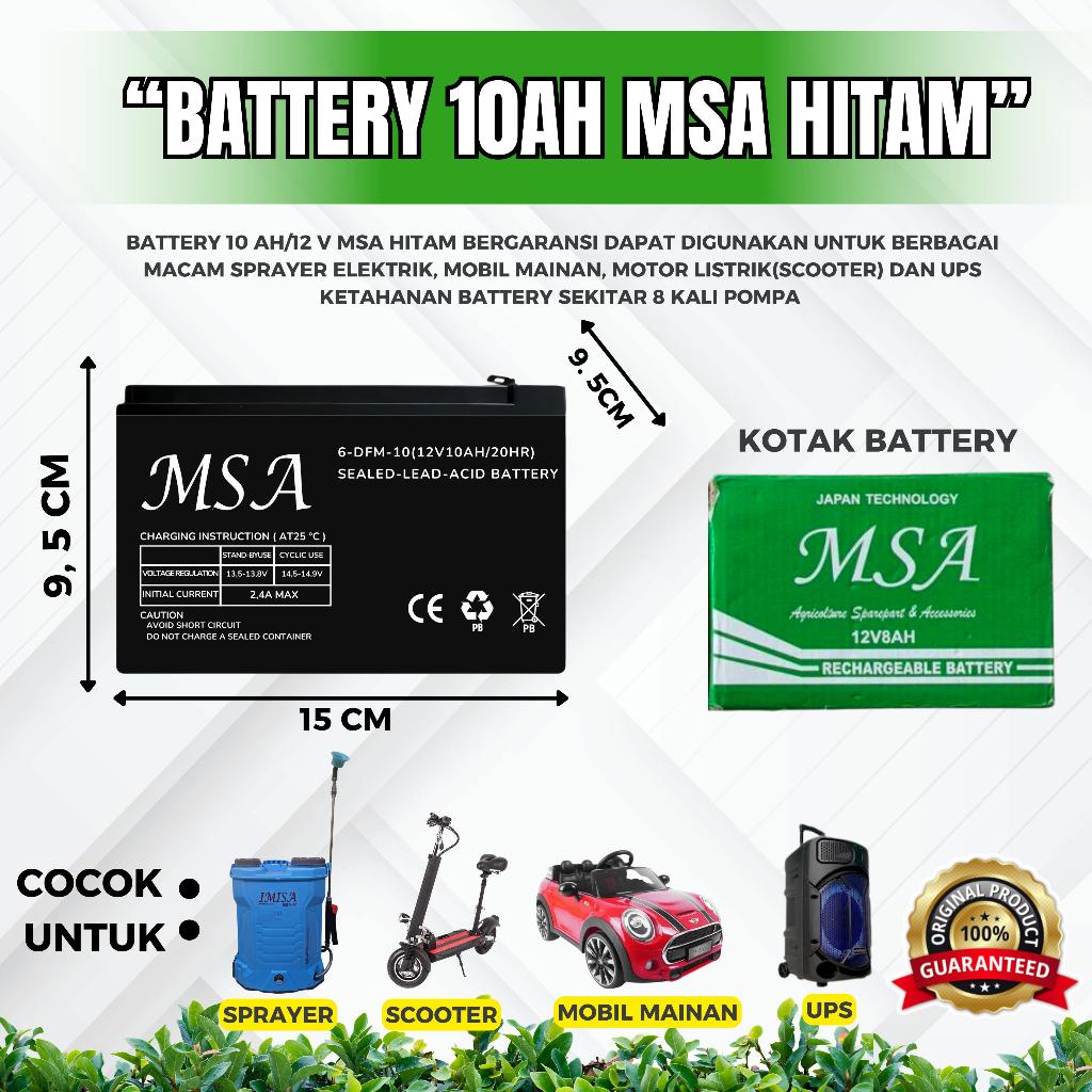 Jual BATTERY 10AH 12V SPRAYER ELEKTRIK BERGARANSI (BATTERY/ACCU 10 ...