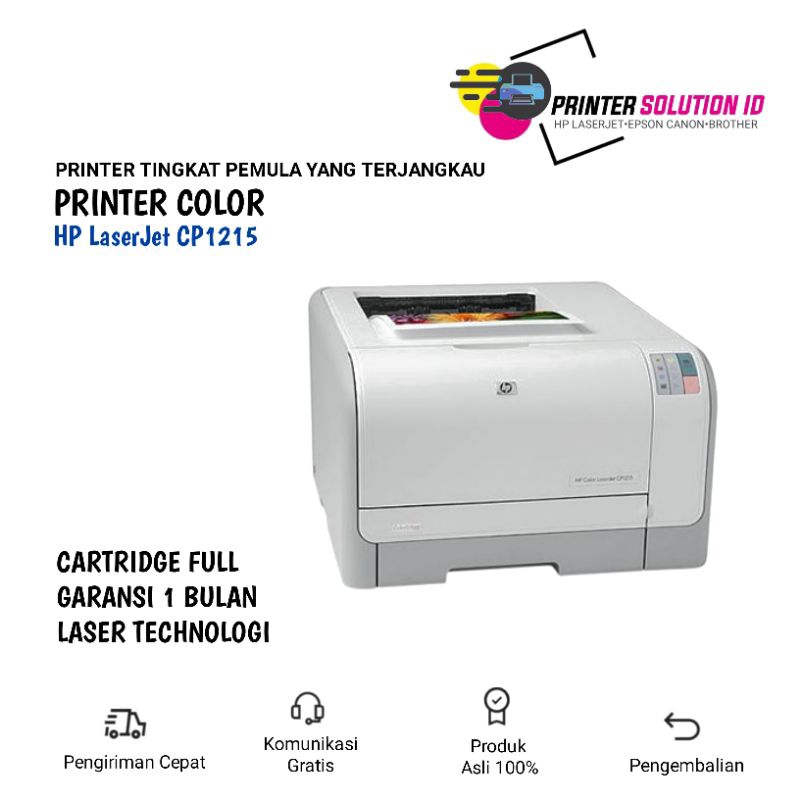 Jual Printer Color LaserJet CP1215 Full Toner siap pakai | Shopee Indonesia