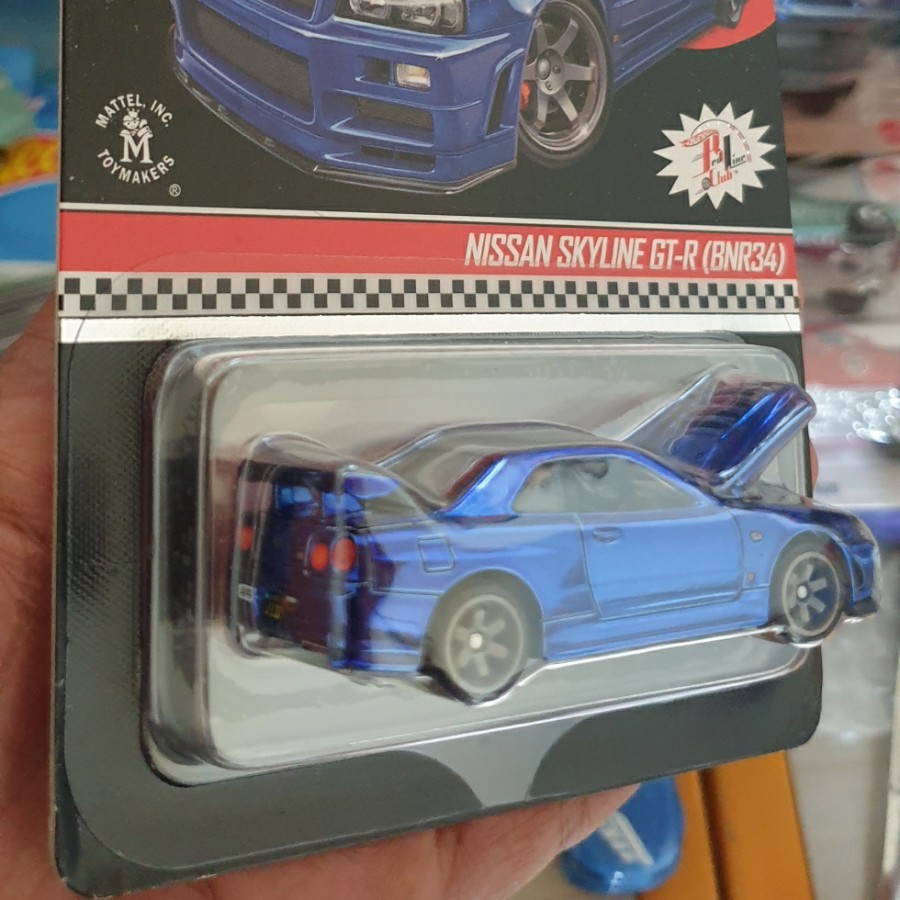 Jual Hot Wheels RLC Nissan Skyline R34 Blue/Biru | Shopee Indonesia