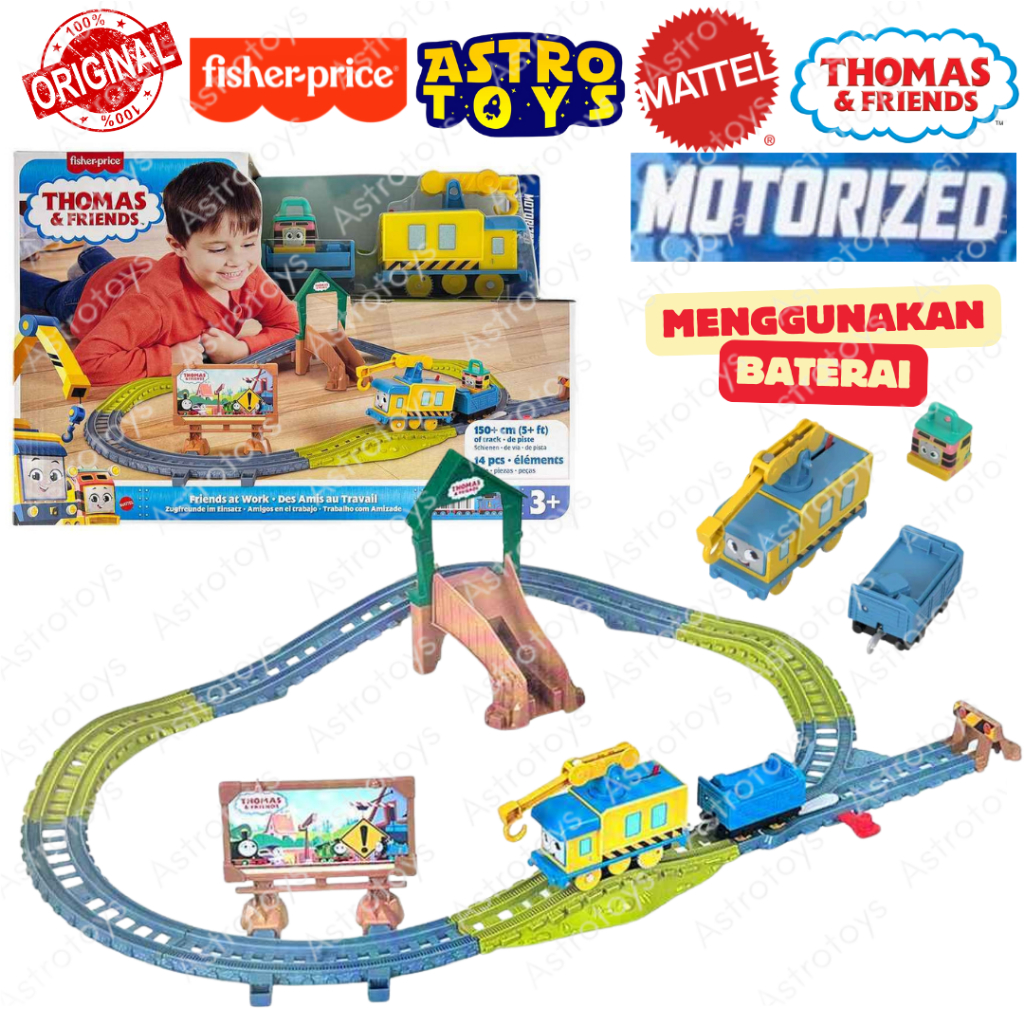 Jual Fisher Price Track Thomas and Friends Carly & Sandy Friends at ...
