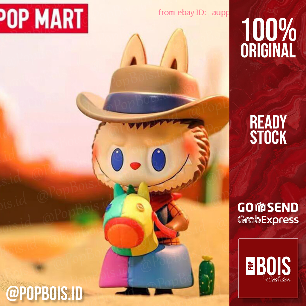 Jual Pop Mart Labubu Blister The Monsters West Adventure cowboy coboy ...
