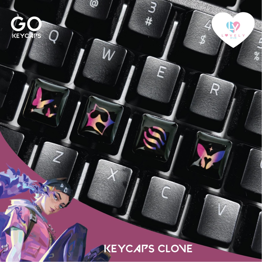 Jual Keycaps PBT Valo Clove Ability | GO KEYCAPS | Shopee Indonesia