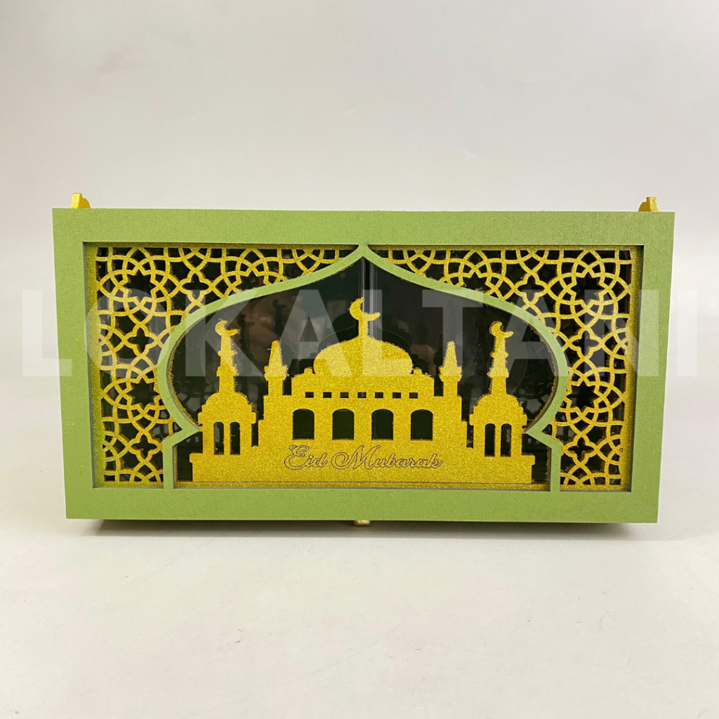 Jual Box Mdf Lebaran/ Box Hampers Hardbox/ Box MDF Laser Cutting ...