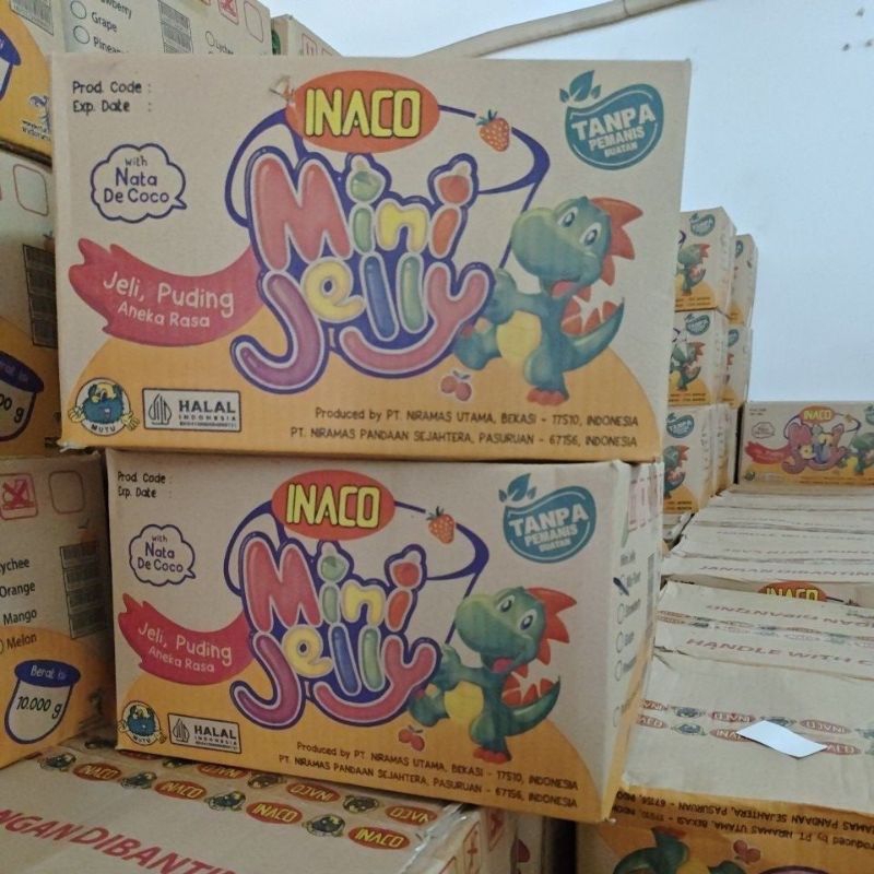 Jual (INSTANT) INACO JELLY 1 DUS 10KG RASA BUAH | Shopee Indonesia