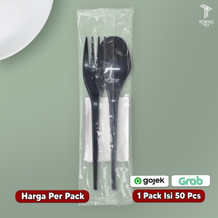 Jual Sendok Garpu Set Plastik Bungkus Transparan - Sendok Plastik Murah ...