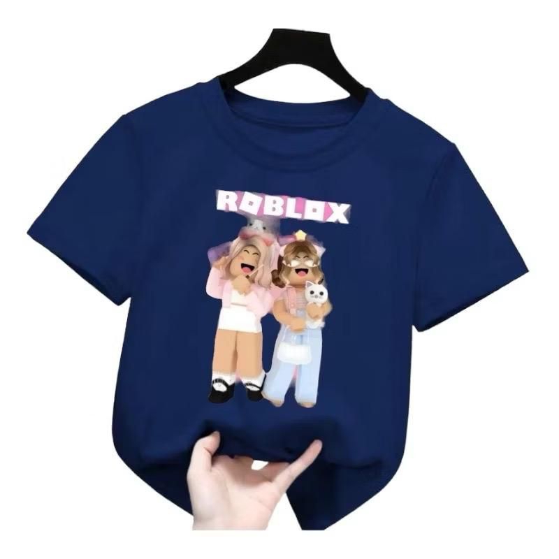 Jual kaos anak gambar roblox cewek usia 2 sampai 10 tahun bahan bagus ...