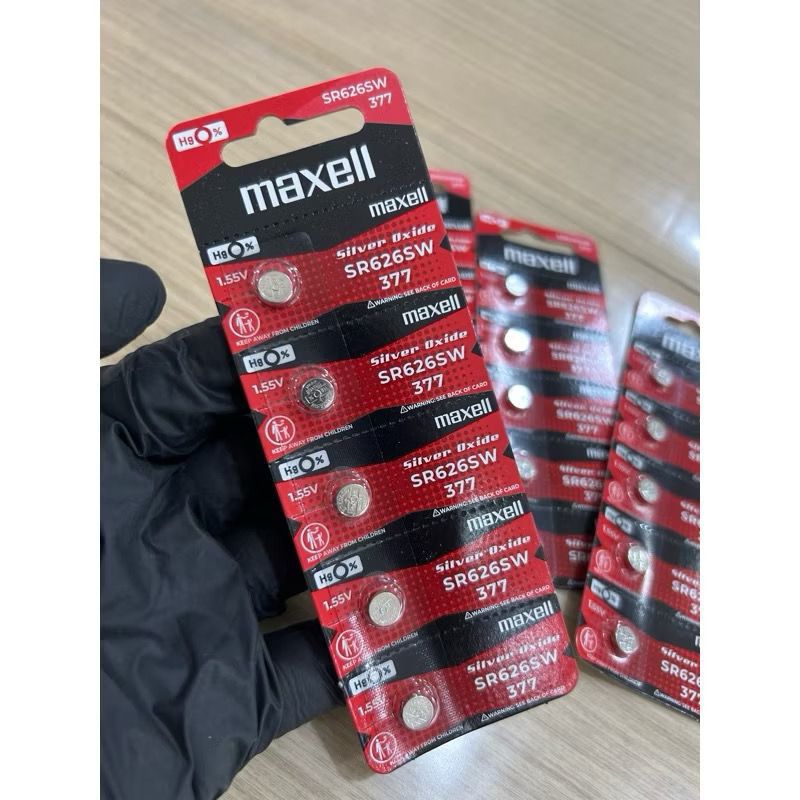 Jual Baterai Original Maxel Original SR626 untuk jam tangan original ...