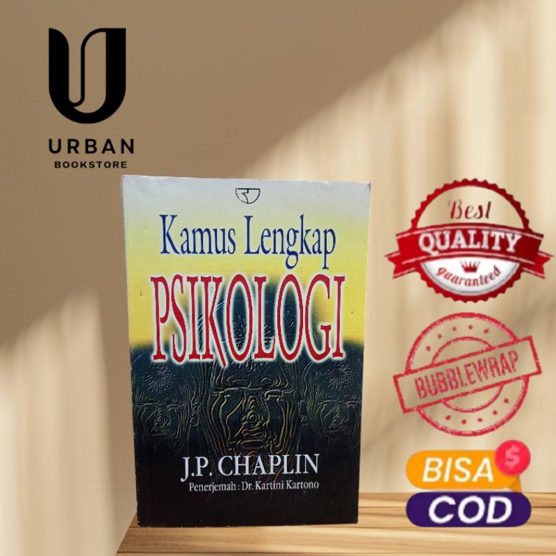 Jual BUKU KAMUS LENGKAP PSIKOLOGI - J.P. CHAPLIN ( ORIGINAL SECOND ...