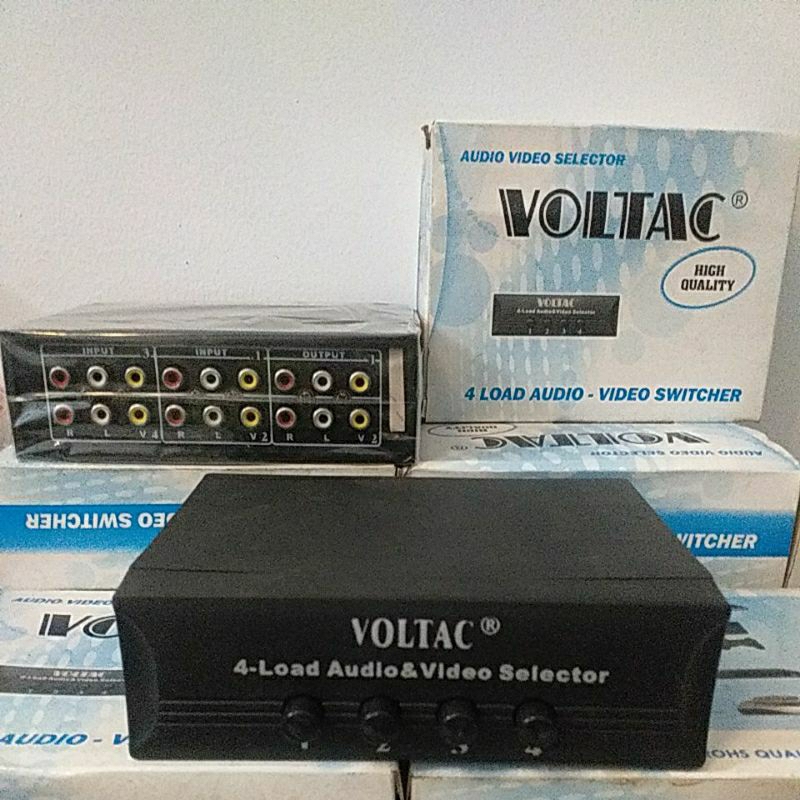 Jual Voltac Audio Video Selector AV SELEKTOR,4 LOAD AUDIO,VIDIO ...
