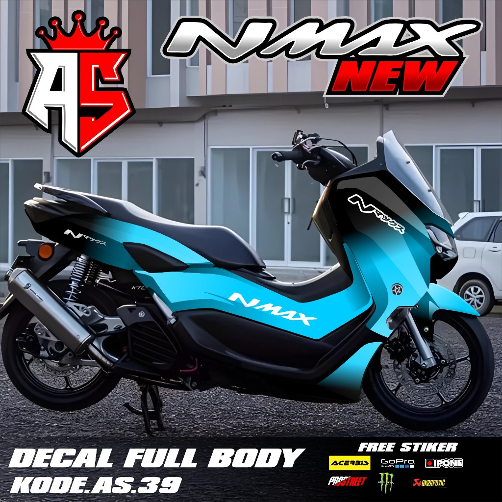 Jual (COD) Decal Sticker FullBody Yamaha Nmax 155 New 2020 2021 2022 ...